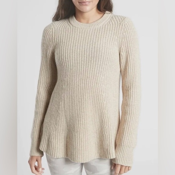 Athleta | Sweaters | New Athleta Sierra Wool Blend Crewneck Sweater In ...